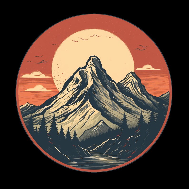 Mountain Ridge Art / Emblems - Etsy