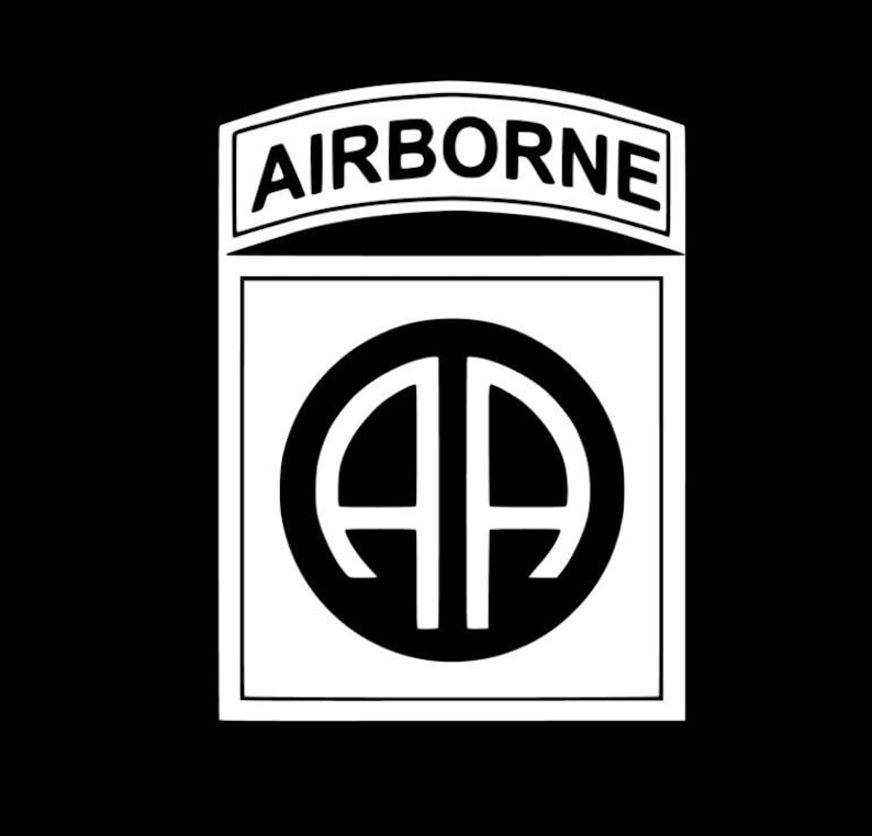 82nd Airborne Division Die Cut Vinyl Sticker - Etsy