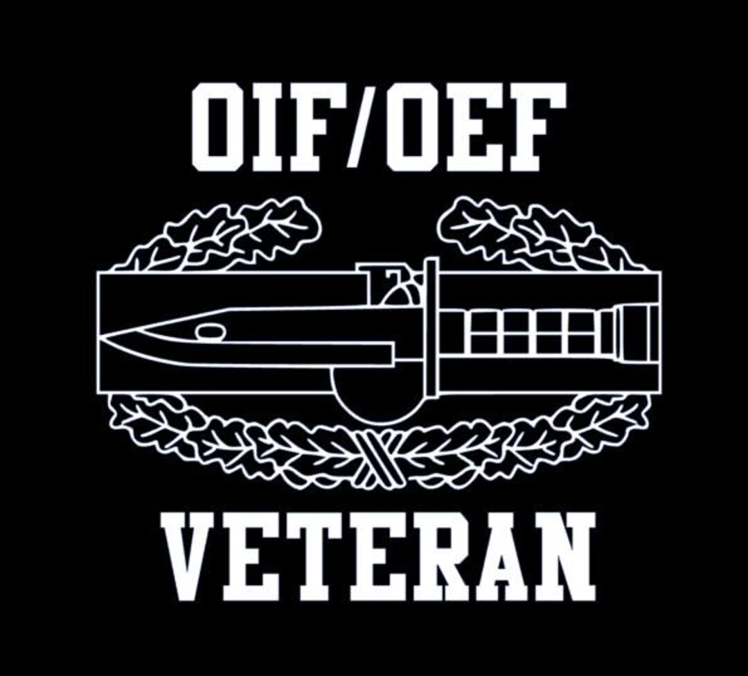 OIF/OEF Veteran Combat Action Badge Award CAB Army Medal Decal - Etsy
