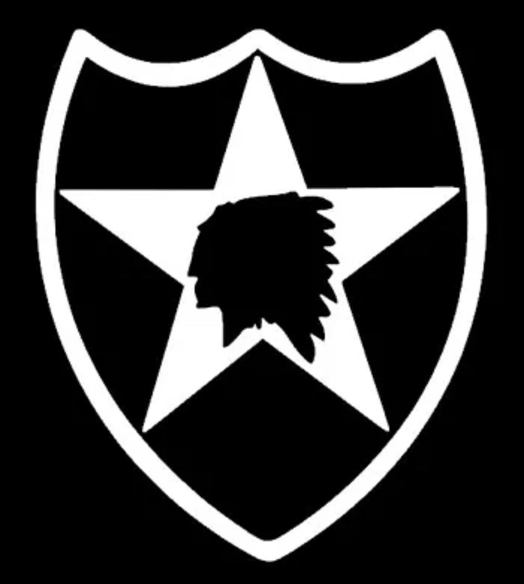 2nd Infantry Division Vinyl Window Sticker Decal - 2ID Indianhead ...