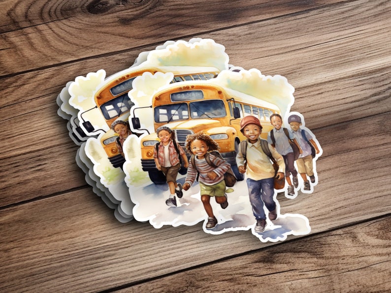 School Bus Kids Clipart School Clipart Classroom Poster - Etsy
