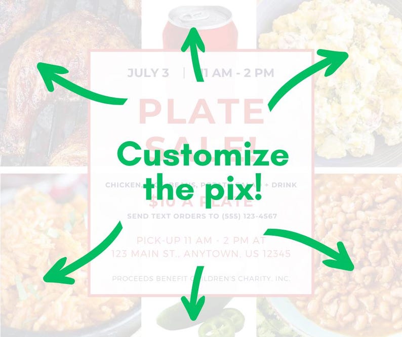 Customizable Event/restaurant Templates | Food Marketing Templates ...