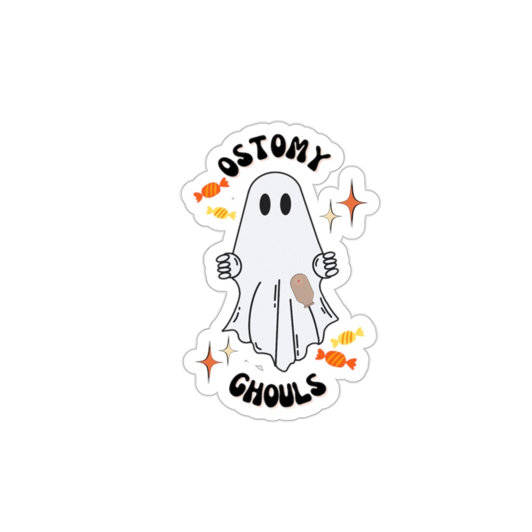 Ostomy Ghouls Premium Sticker - Etsy