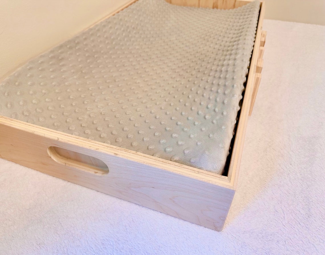 Personalized Name Wooden Baby Changing Tray - Baby Changing Table ...