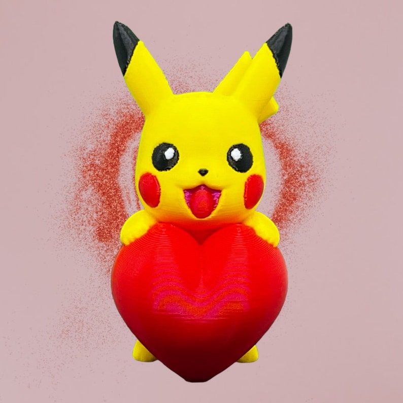 Pokémon Valentines Day Pikachu Etsy