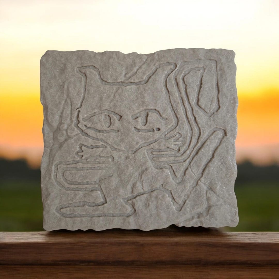 Pokémon Ancient Mew Plaque Wall Mount + Stand - Etsy
