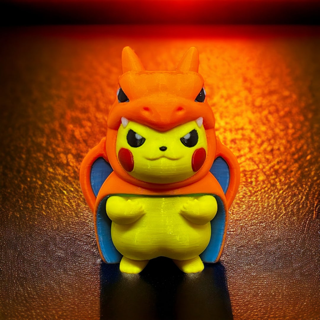 Pikachu Dressed as Charizard - Etsy