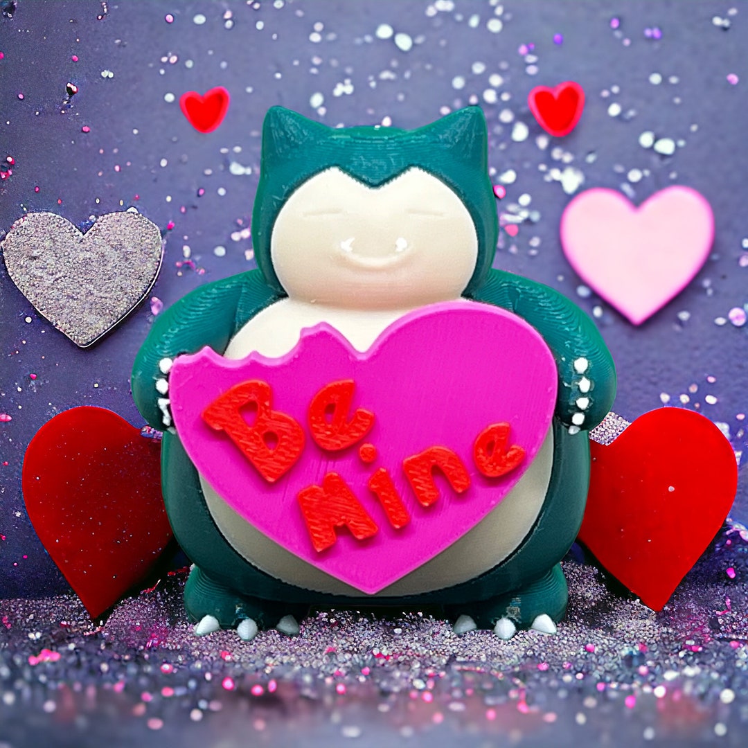 Pokémon Valentine’s Themed Snorlax (be Mine) - Etsy