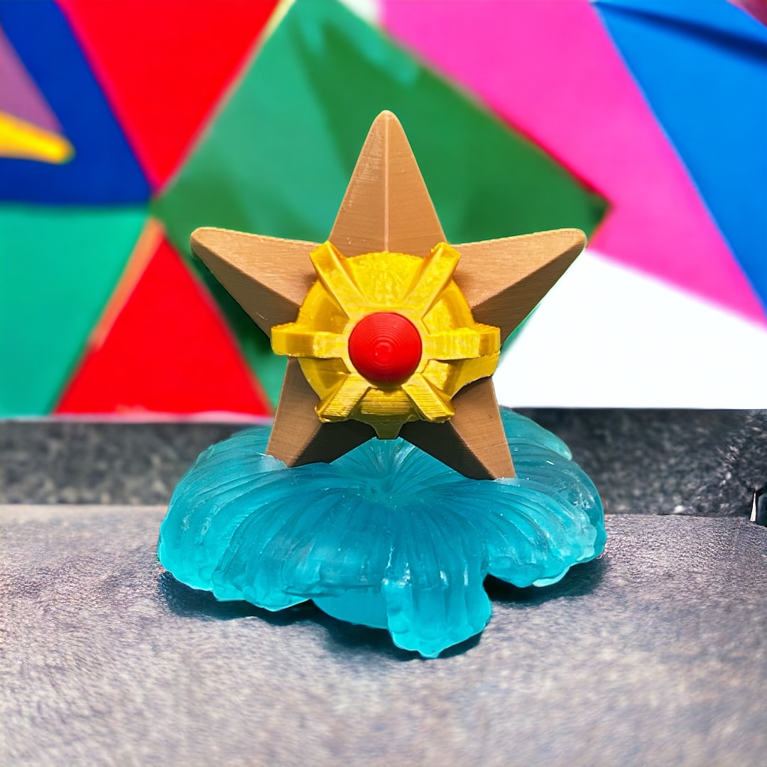 Pokemon Staryu Surfing a Wave - Etsy