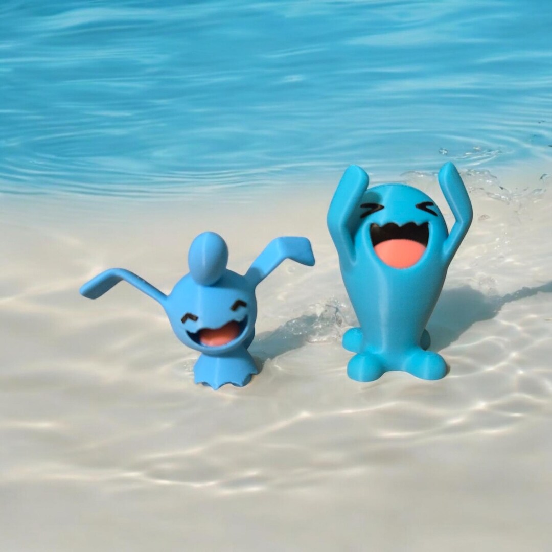 Pokémon Wobbufet & Wyanut Evolution Set - Etsy