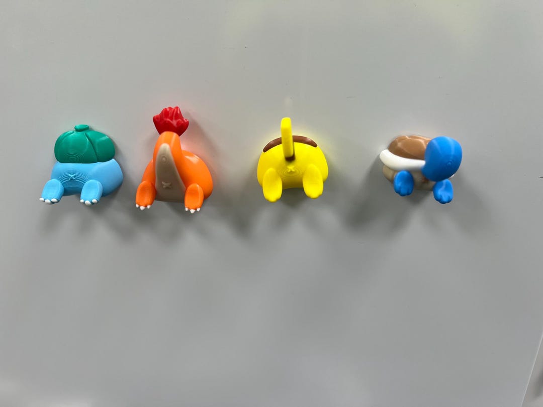 Pokémon Bum Fridge Magnets Set of 4 - Etsy