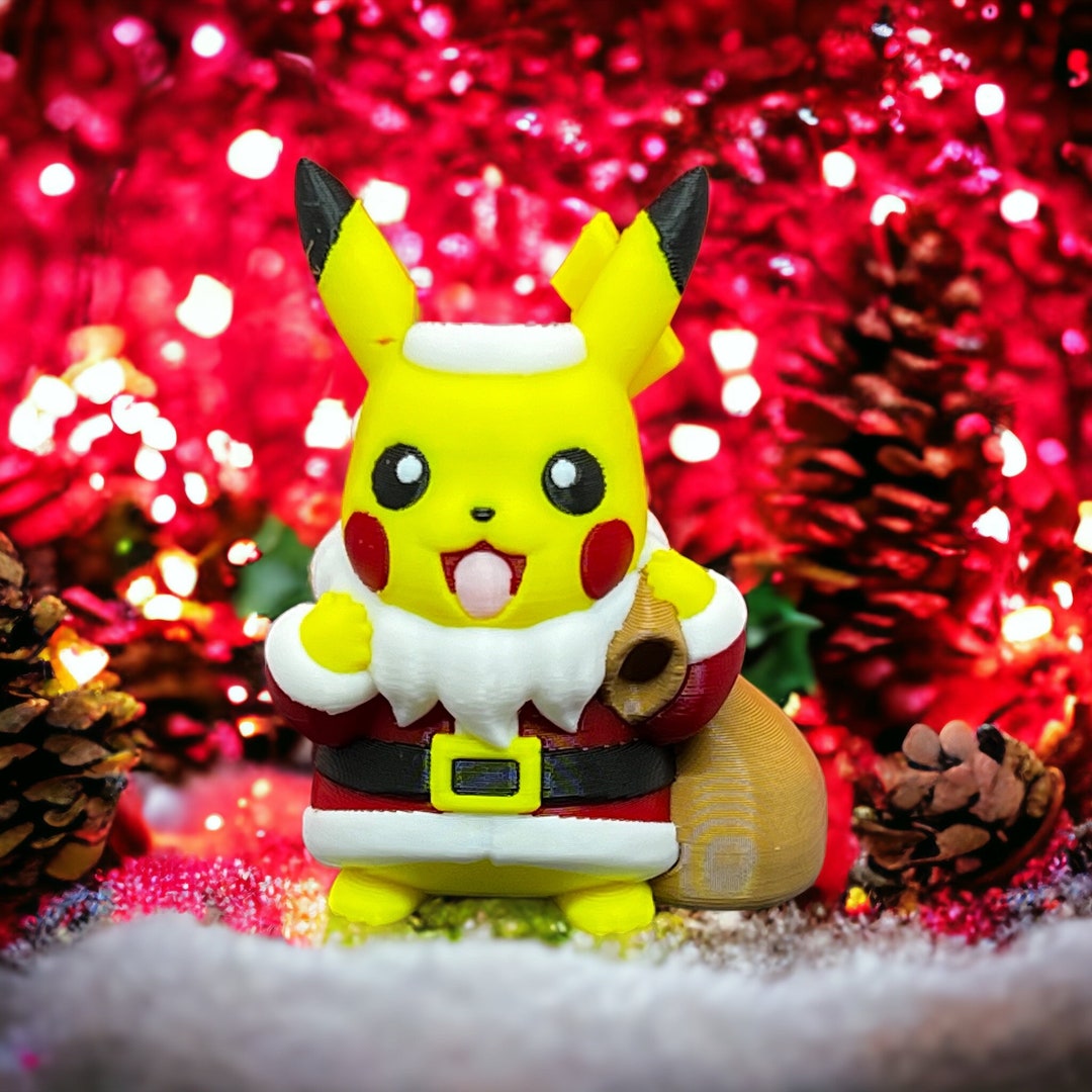 Christmas Pikachu With Gift Sack - Etsy