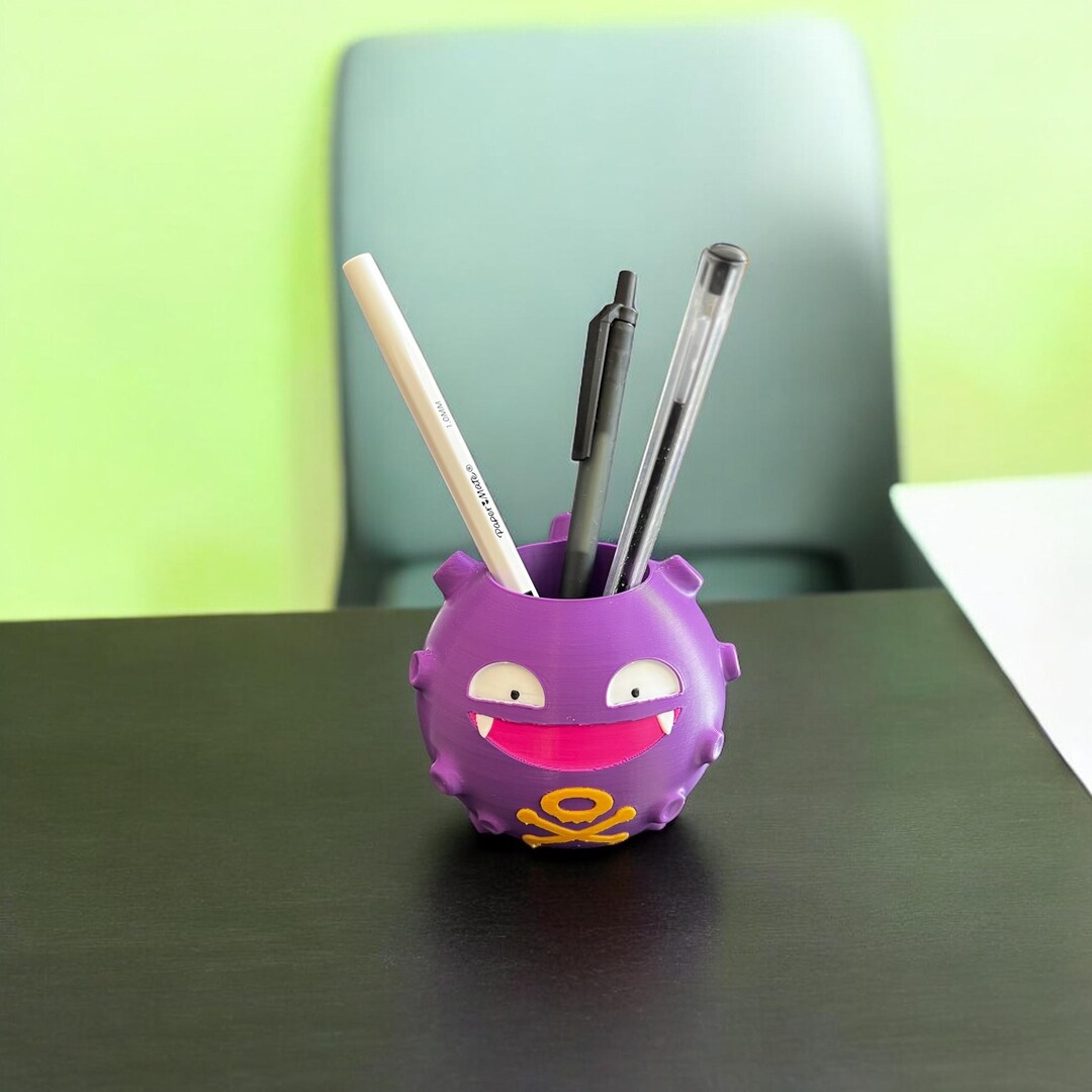 Koffing Pen Holder Pokémon Desk Office Home - Etsy