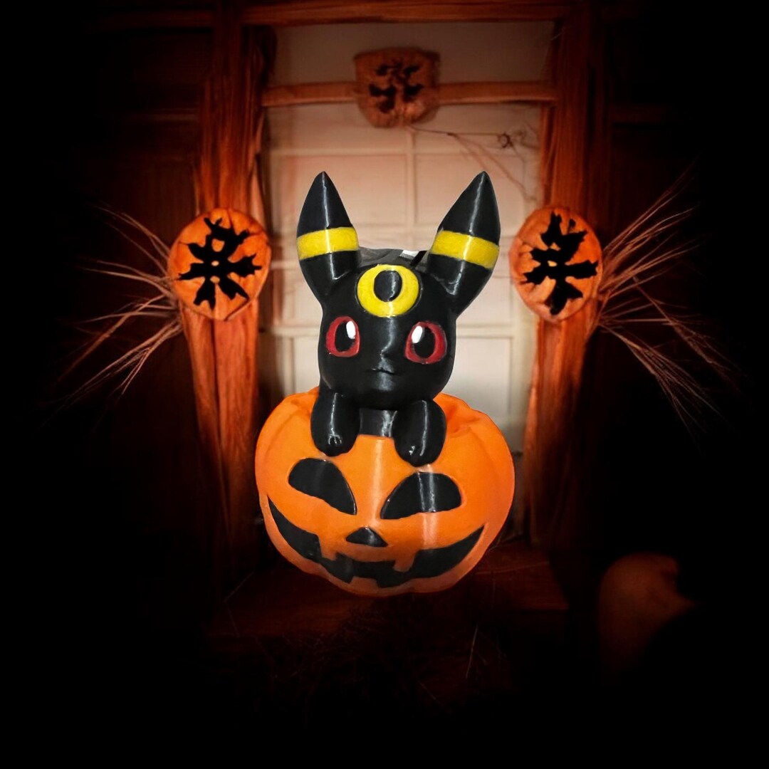 Pokémon Halloween Umbreon in Pumpkin - Etsy