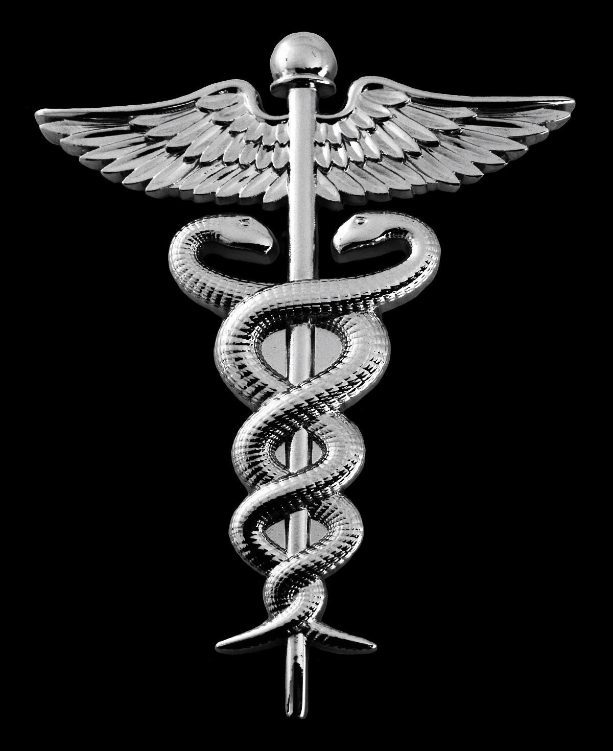 Medical Symbol Metallic Emblem - Etsy