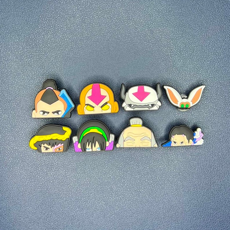 Water Earth Fire and Air Anime Character Shoe Charms - Etsy Australia