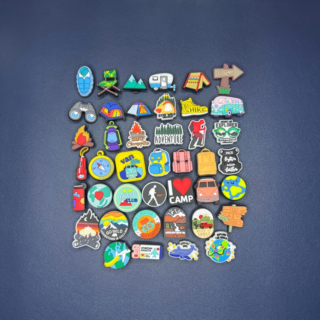 Rustic Camping Croc Charms Outdoor Adventure Hiking Nature Lover ...