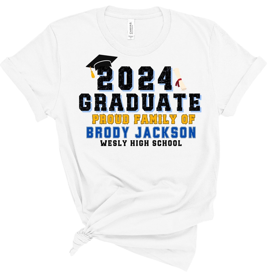 2024 Custom Graduation Group Shirt, Personalized Graduation T-shirt ...