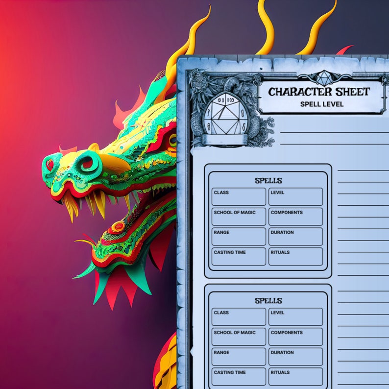 DND Character Journal DND Digital Journal for iPad Goodnotes DND ...