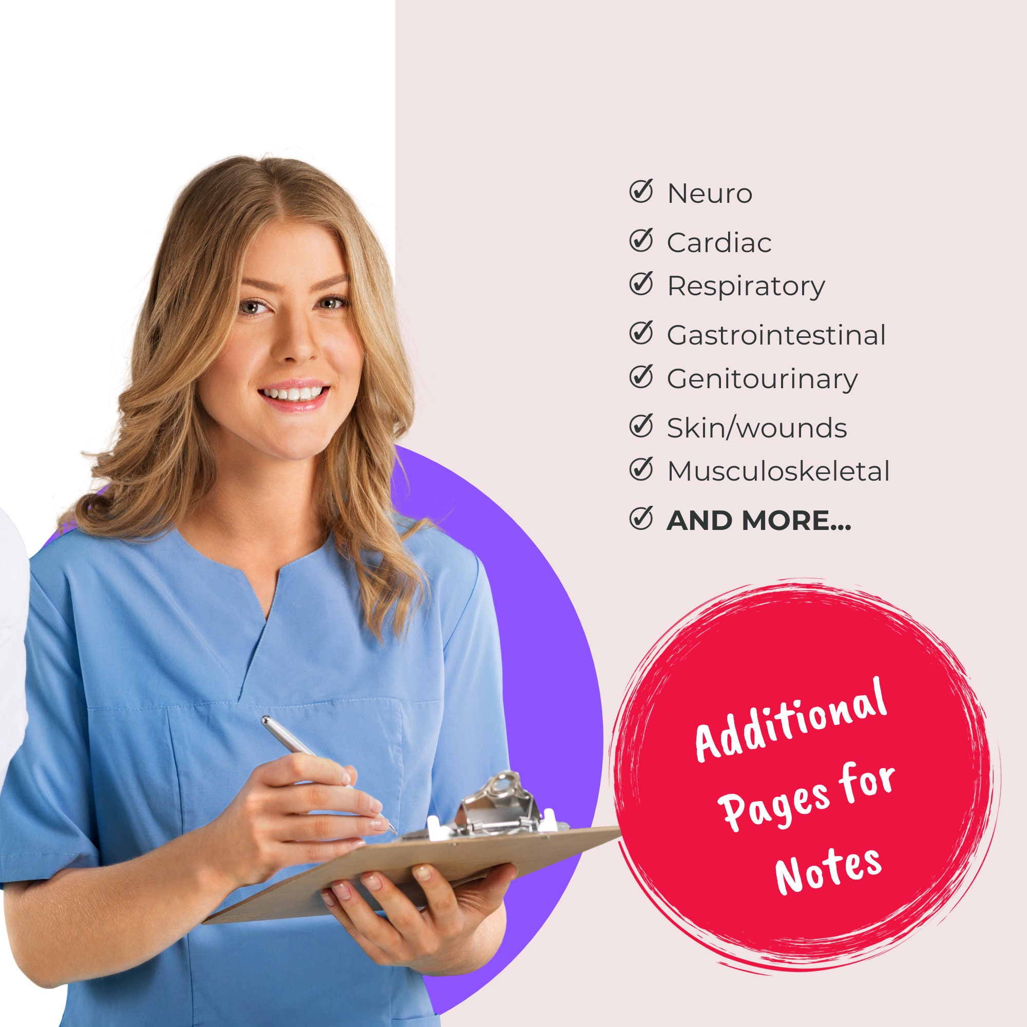 Nursing Report Sheet, Nurse Brain Sheet, RN Handoff Tool, Nurse Report ...