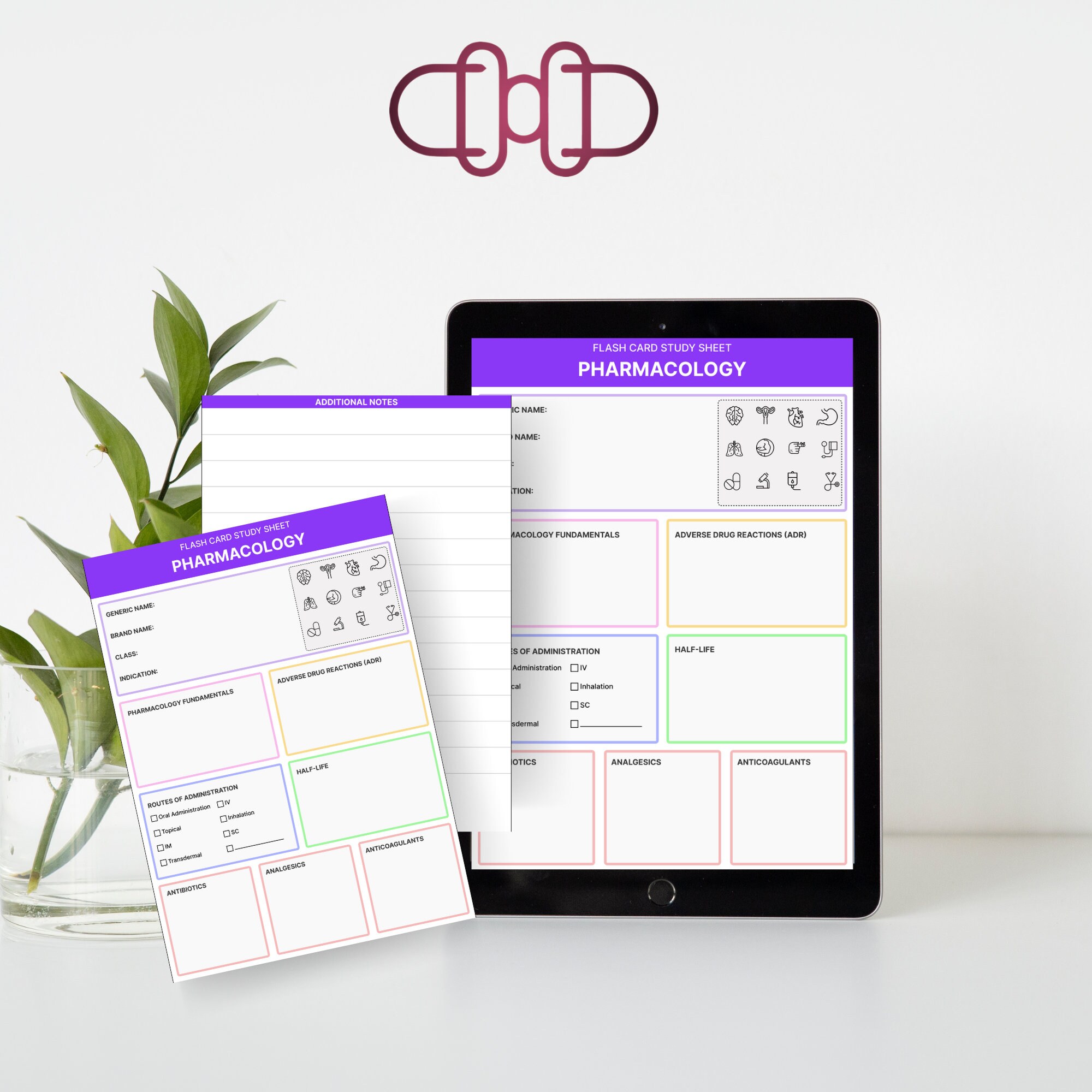 PRINTABLE Nursing School Pharmacology Template/ Pharm Study Guide/ Nursing Student Study Guide ...