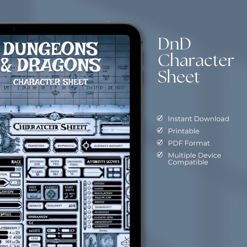 DND Character Journal DND Digital Journal for iPad Goodnotes DND ...