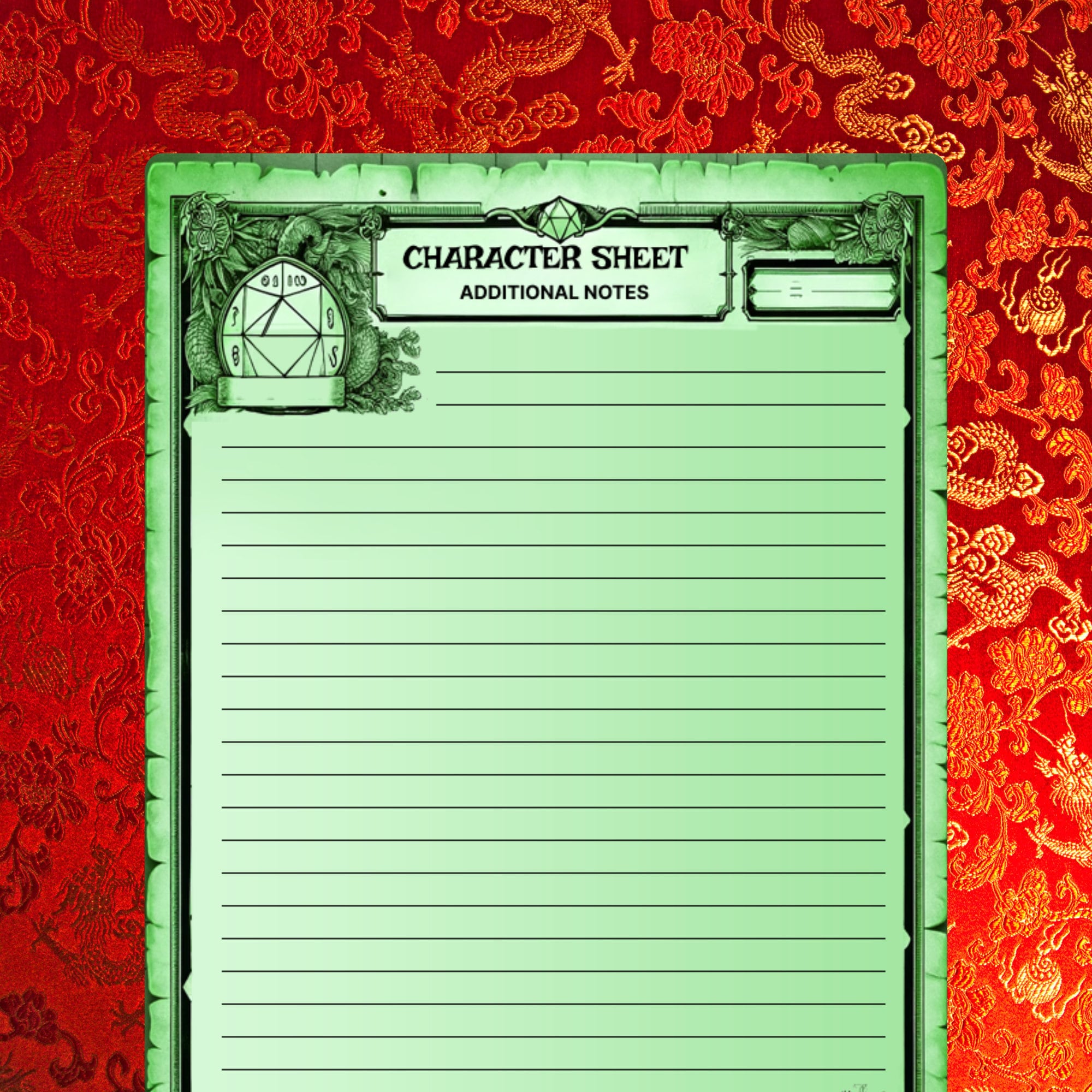Digital Dnd Character Journal, Dnd Character Sheet, Dungeons and ...