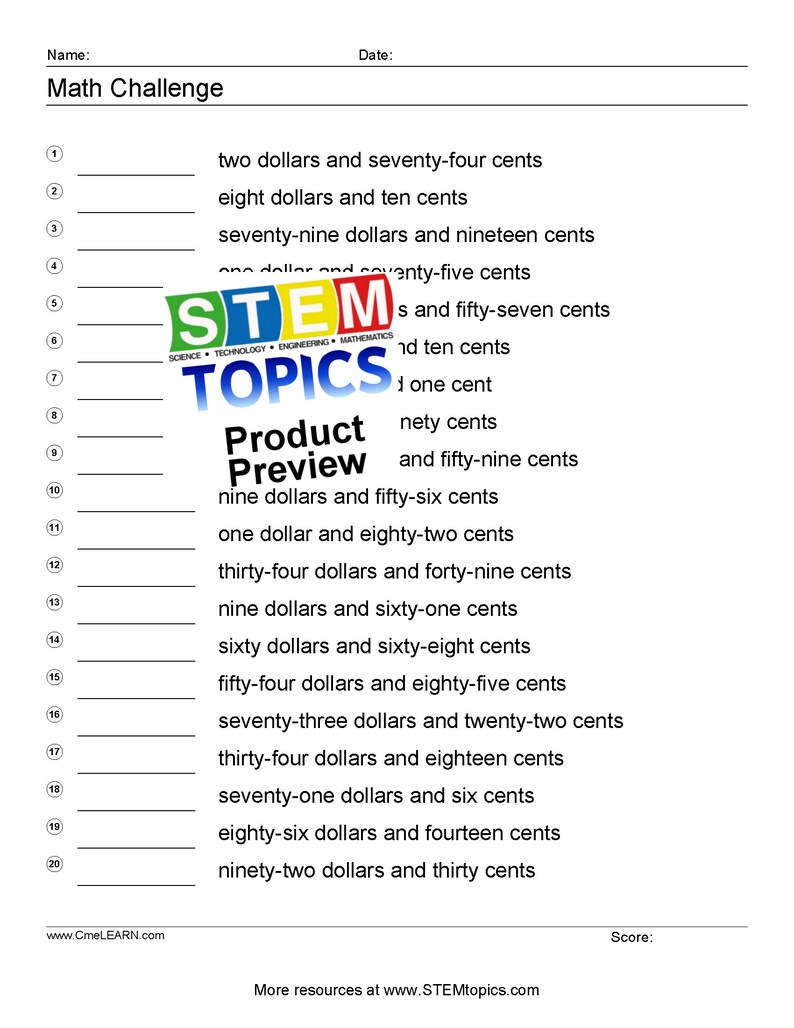 Fourth Grade Mathematics Worksheets, Full Year 616 Pages - Etsy