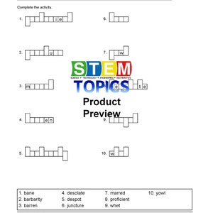 10th Grade Vocabulary Worksheets, Full Year, 798 Pages - Etsy