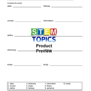 Fourth Grade Vocabulary Worksheets Full Year 800 Pages - Etsy