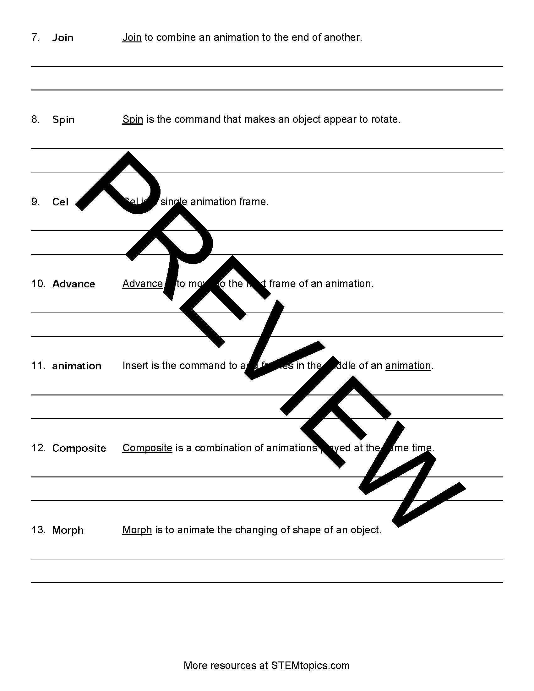 Technology Education Worksheets STEM Engineering Set 3 of 4 - Etsy