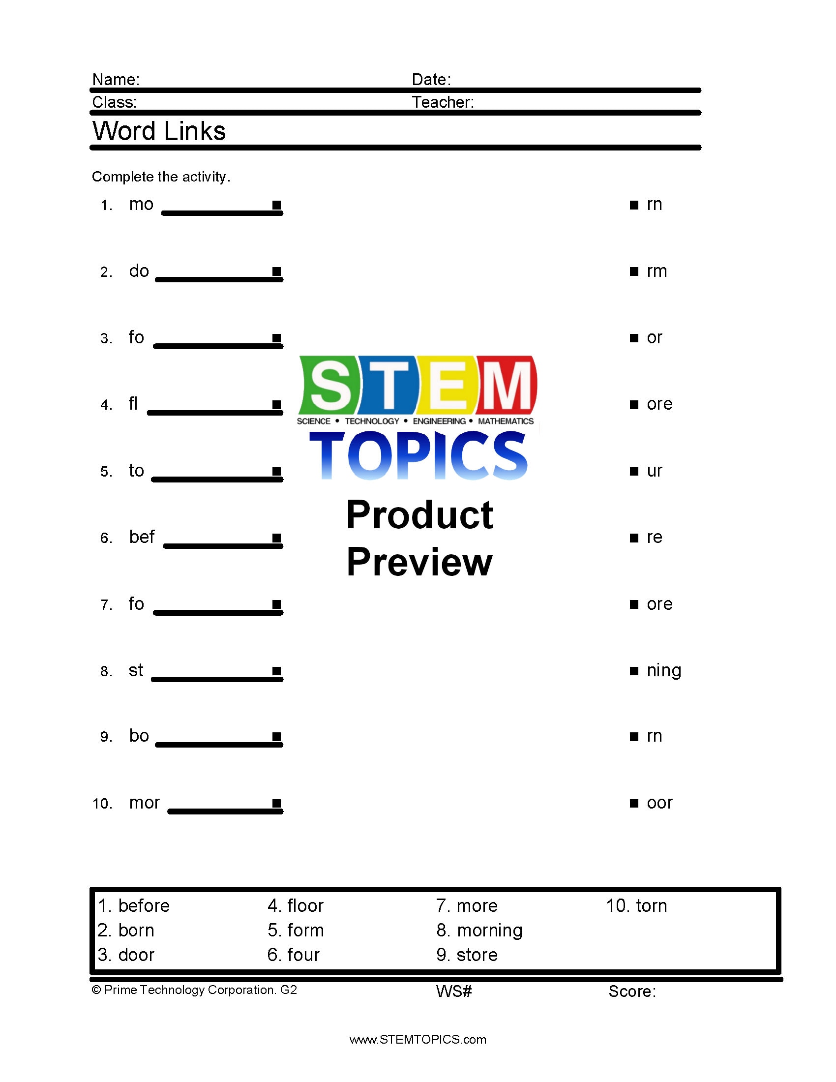 Second Grade Vocabulary Worksheets, Full Year, 920 Pages - Etsy