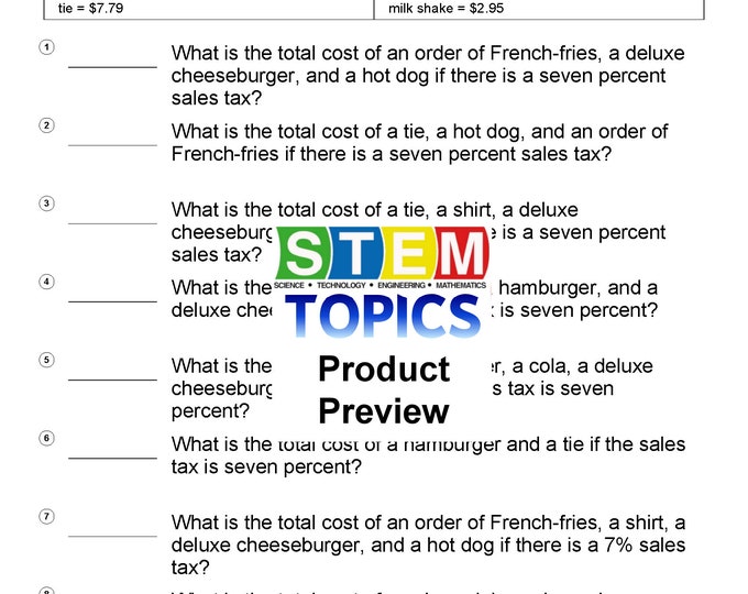 Grade 6 Math Worksheets - 596 Pages - Full Year - Etsy Canada