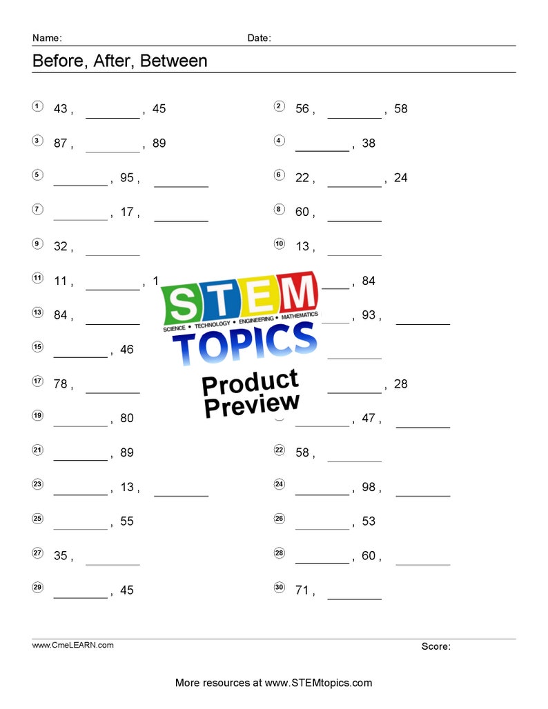 Grade 3 Math Worksheets, Full Year, 840 Pages - Etsy