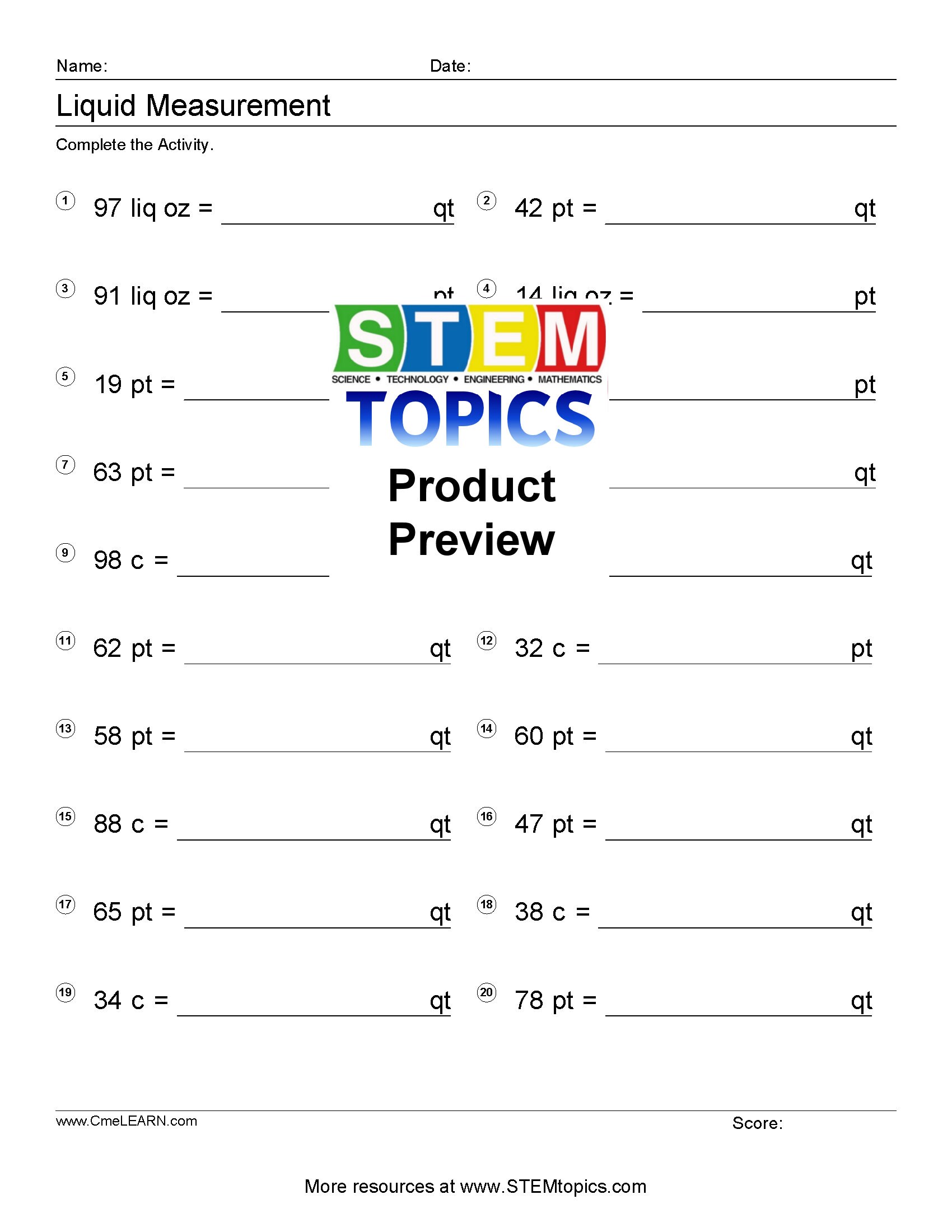 Grade 5 Math Worksheets, a Full Year, 596 Pages - Etsy