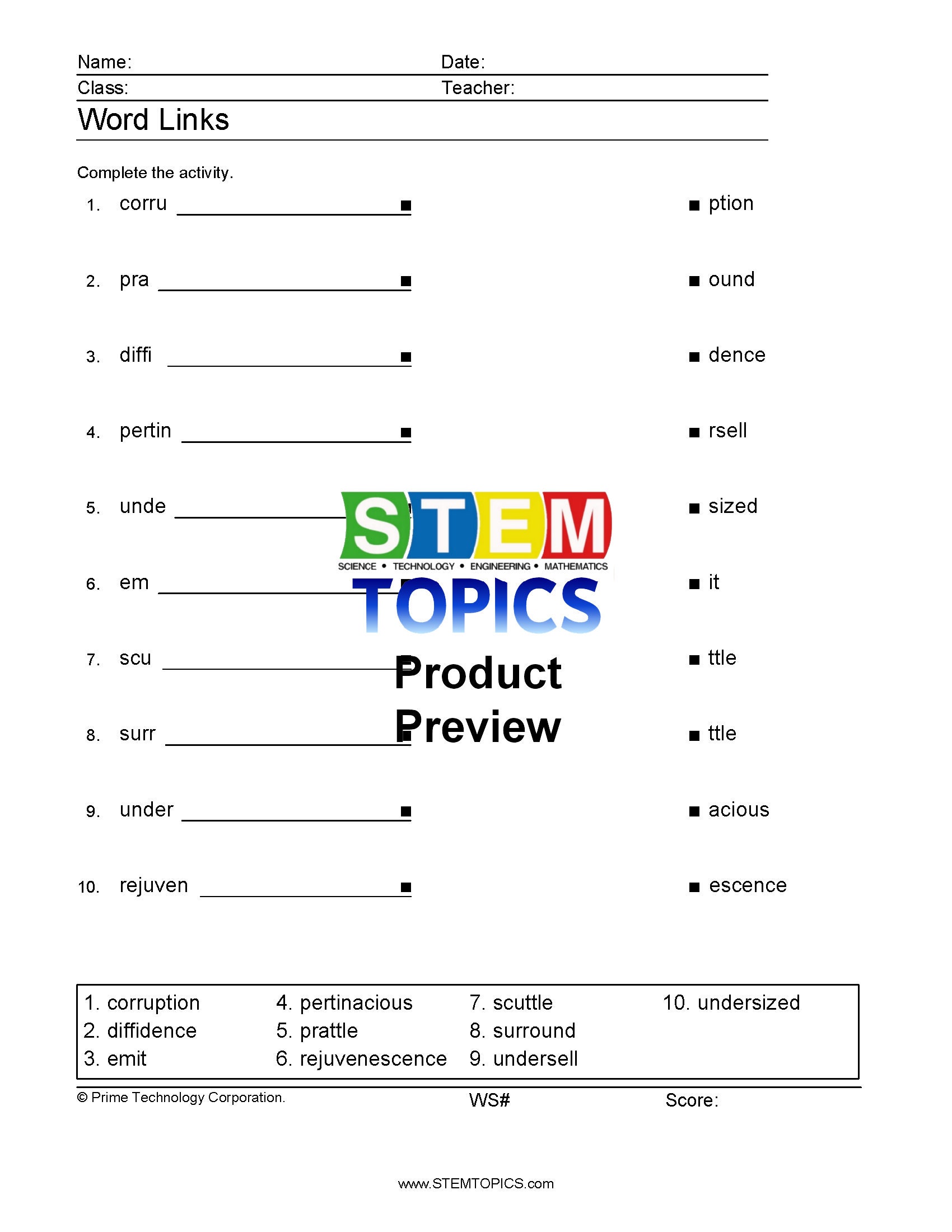 11th Grade Vocabulary Worksheets, Full Year, 778 Pages - Etsy