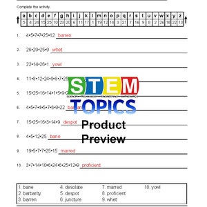 10th Grade Vocabulary Worksheets, Full Year, 798 Pages - Etsy