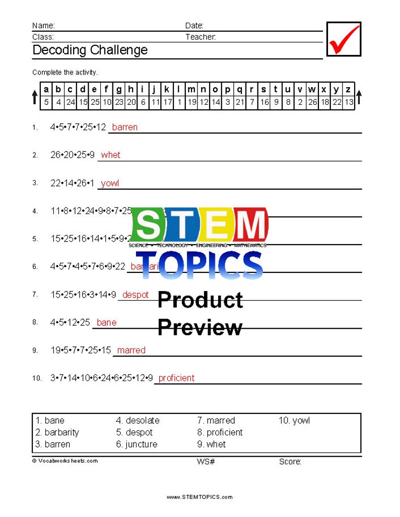 10th Grade Vocabulary Worksheets, Full Year, 798 Pages - Etsy