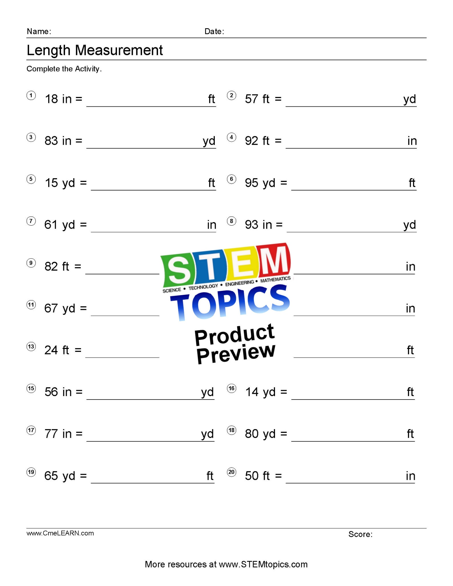 Grade 3 Math Worksheets, Full Year, 840 Pages - Etsy