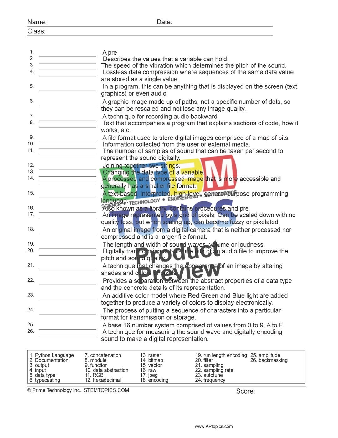 Unit 4 Digital Media Processing Computer Science Principles Project ...