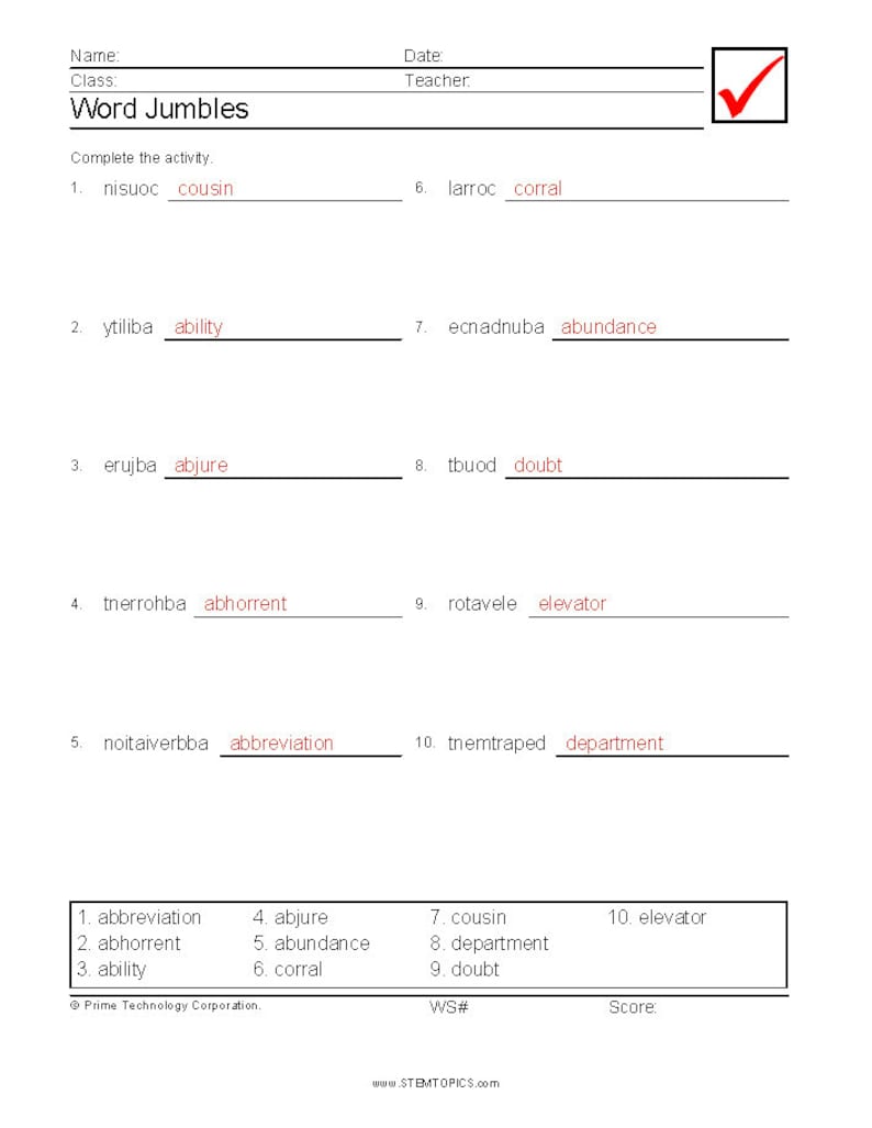 Sixth Grade Vocabulary Worksheets, Full Year, 834 Pages - Etsy
