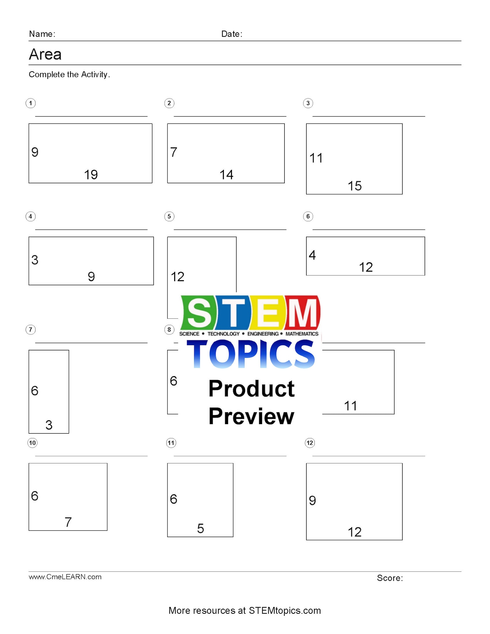 Grade 6 Math Worksheets - 596 Pages - Full Year - Etsy