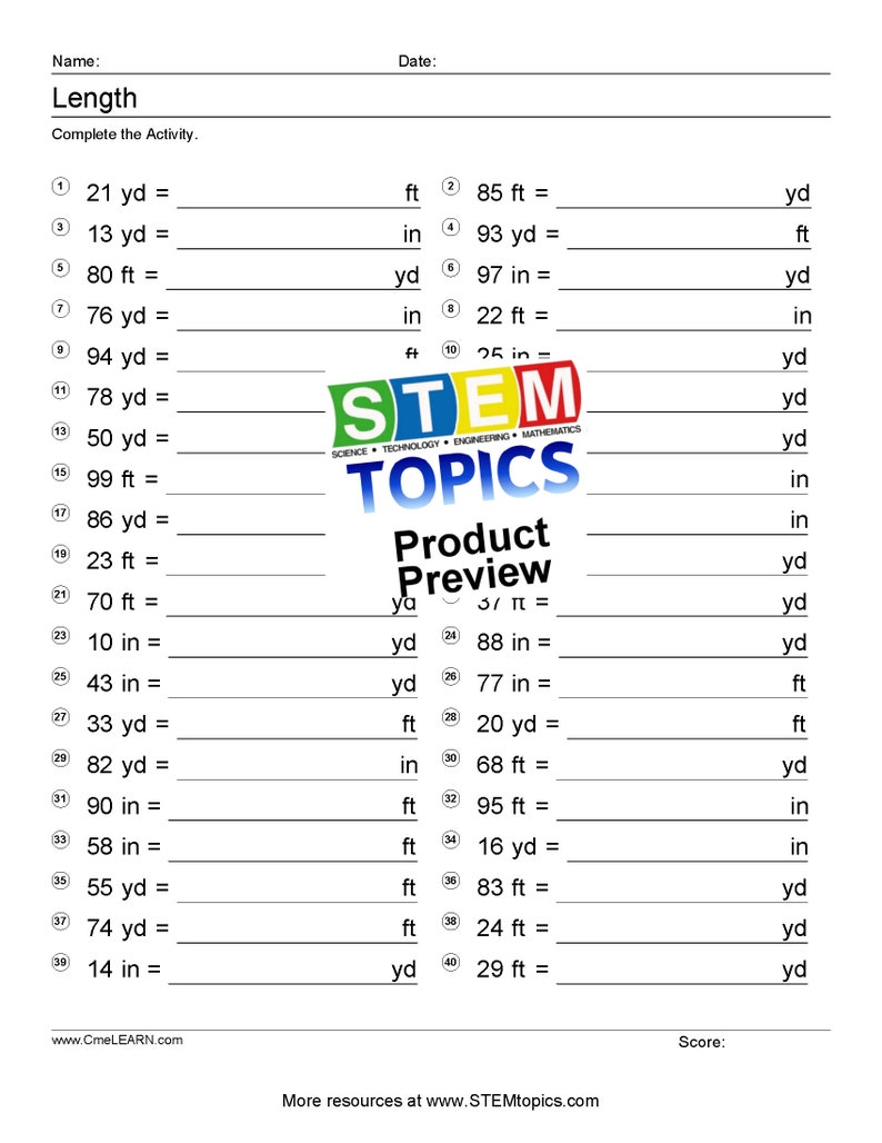 Fourth Grade Mathematics Worksheets, Full Year 616 Pages - Etsy
