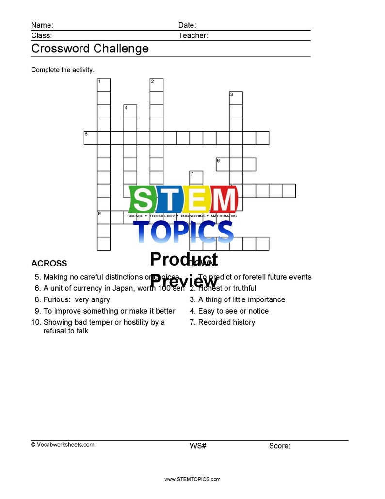 Ninth Grade Vocabulary Worksheets, Full Year, 800 Pages - Etsy