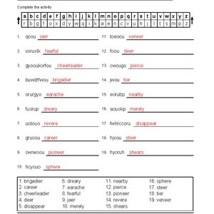 Fifth Grade Vocabulary Worksheets, Full Year, 866 Pages - Etsy