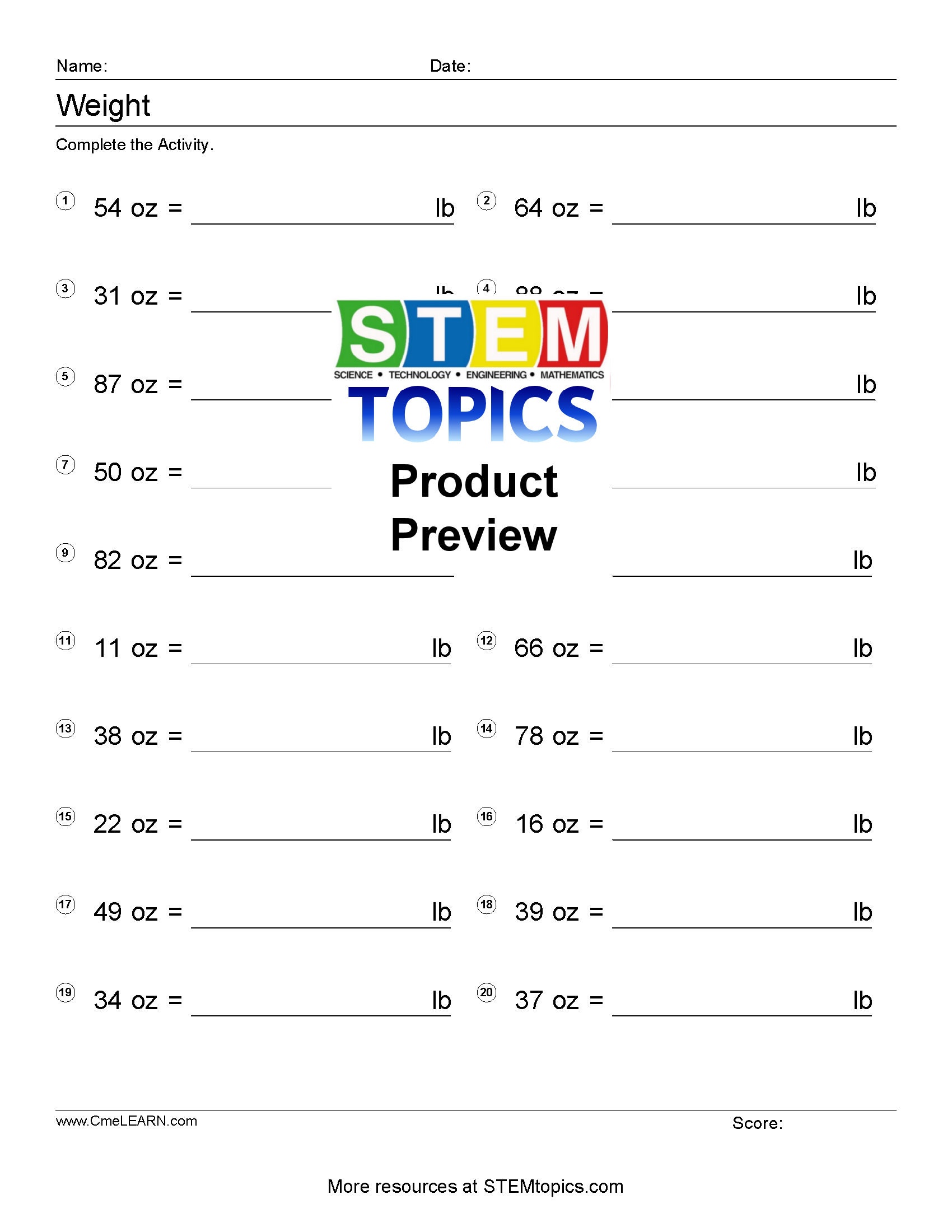 Grade 6 Math Worksheets - 596 Pages - Full Year - Etsy