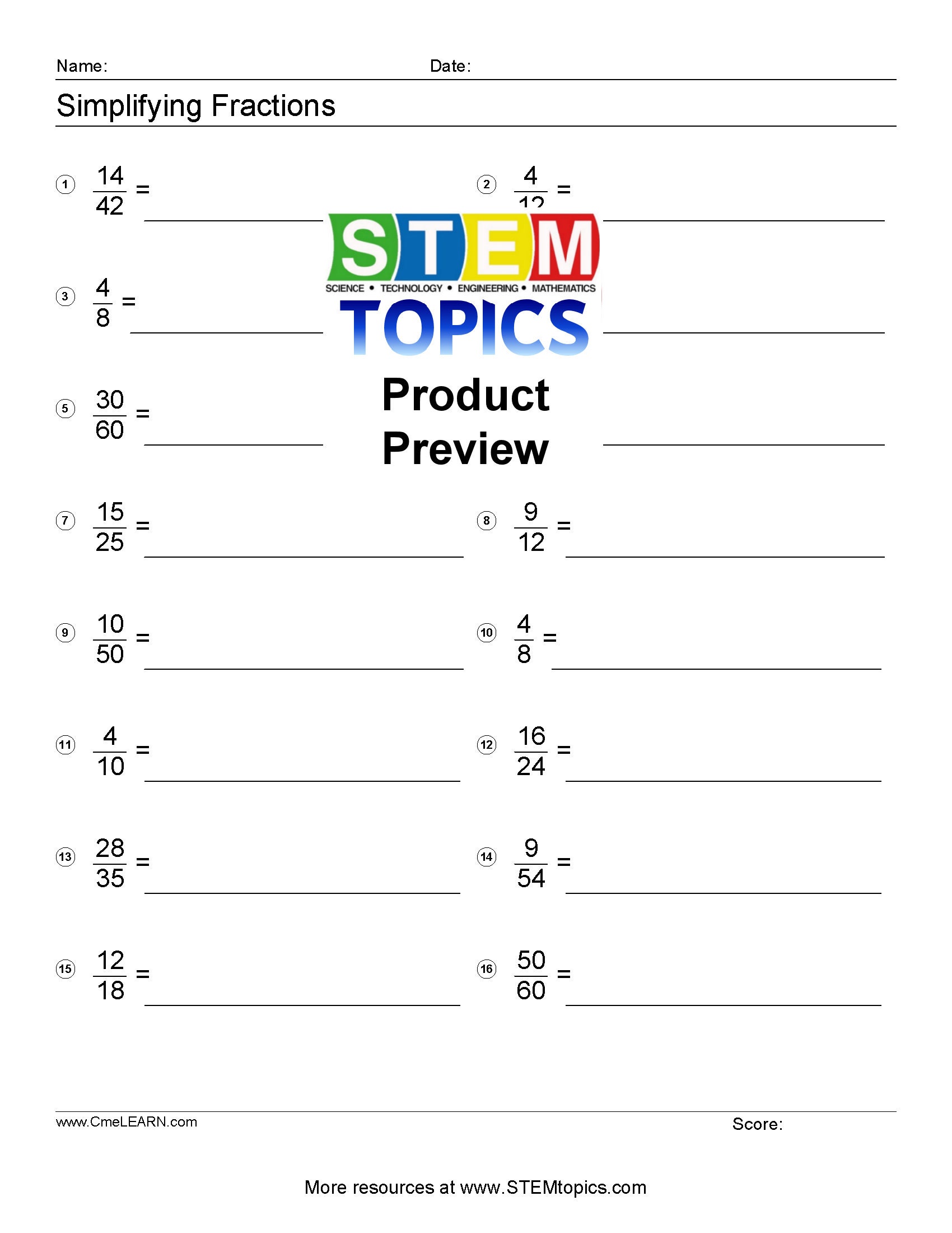 Grade 5 Math Worksheets, a Full Year, 596 Pages - Etsy