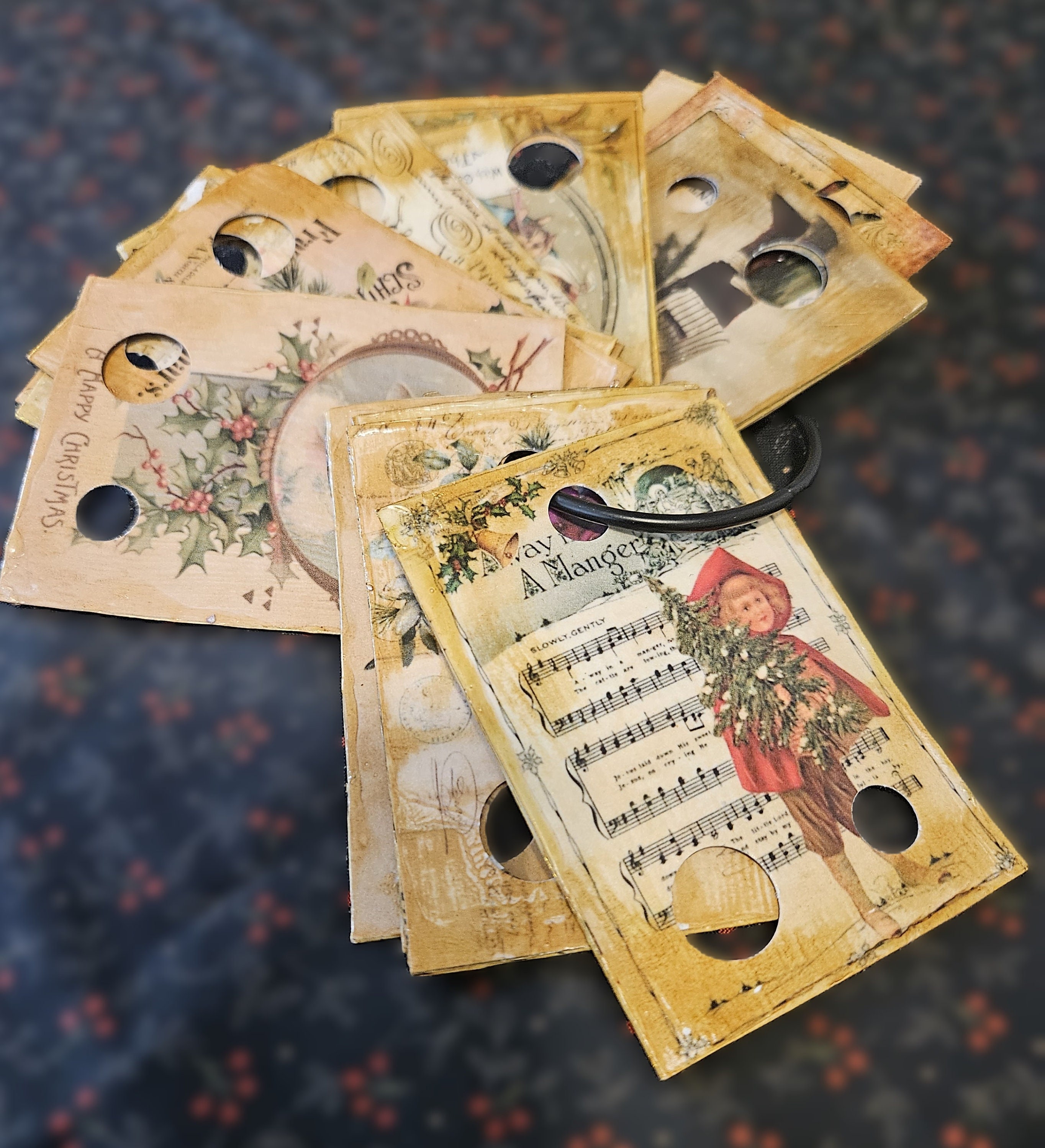 Floss Drops, Cross Stitch, Floss Cards, Vintage Themed Floss Drops ...