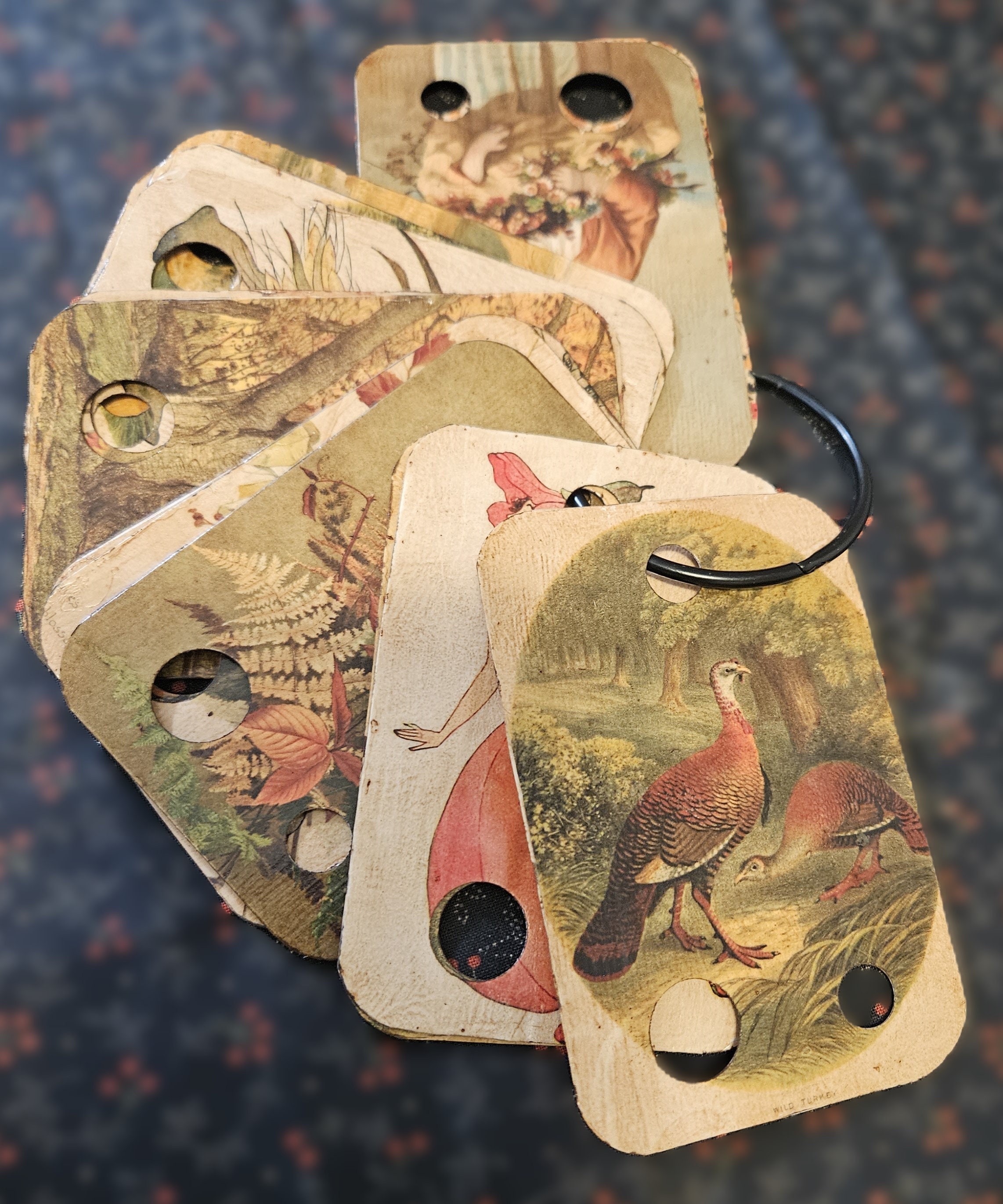 Floss Drops, Cross Stitch, Floss Cards, Vintage Themed Floss Drops ...