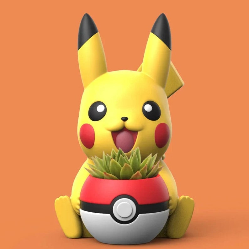 Pokemon Planters Stl,pokemon Stl,3d Model for 3d Print,pokemon ...